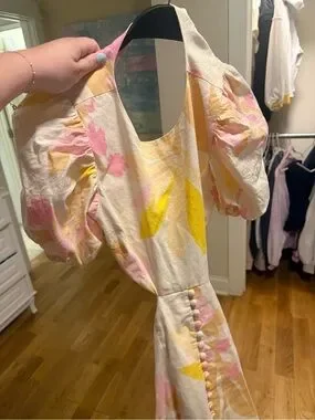 Sabo Skirt | Dresses | Sabo Skirt Pink And Yellow Dress | Poshmark